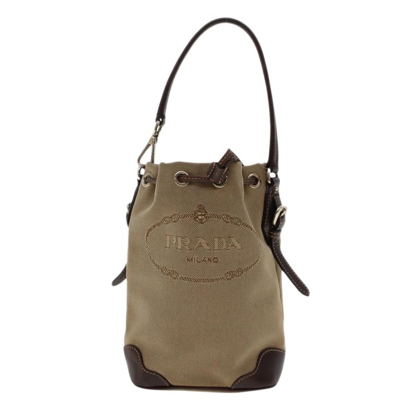Prada | Bags | Prada Logo Jacquard Handbag | Poshmark